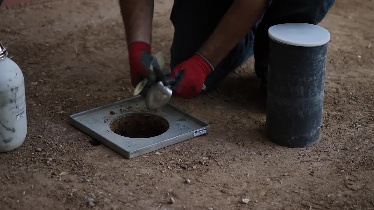 Sand Cone Test for In-Place Density